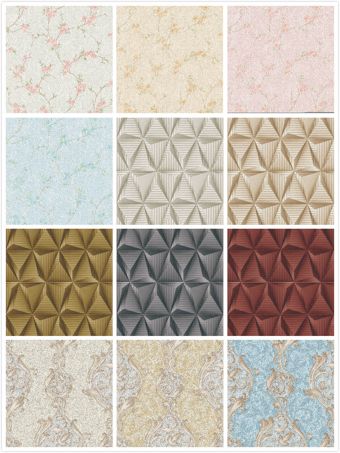 Vinyl Wallpaper High Quality Wall Paper PVC Wallpaper