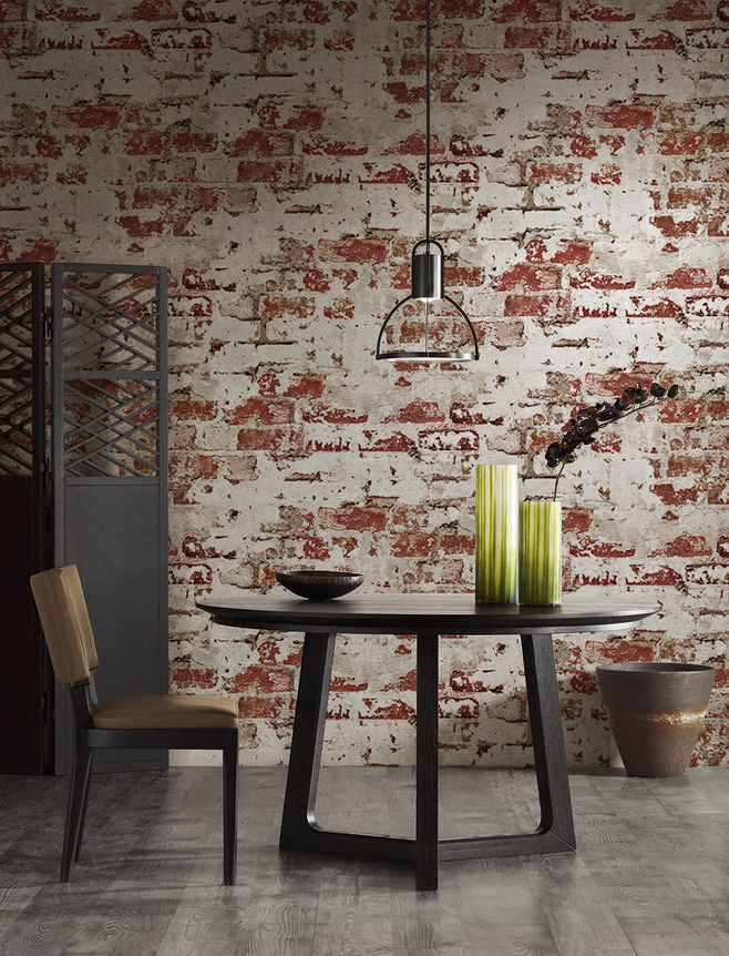 New PVC High Quality Wallpaper Modern Luxury Old Brick Design