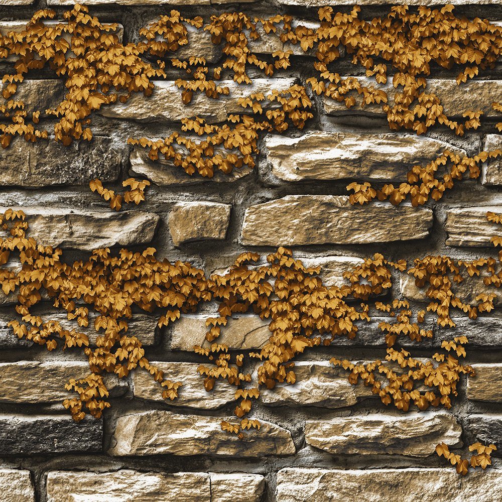 PVC Vinyl Wallpaper Modern Stone 3D Wall Paper